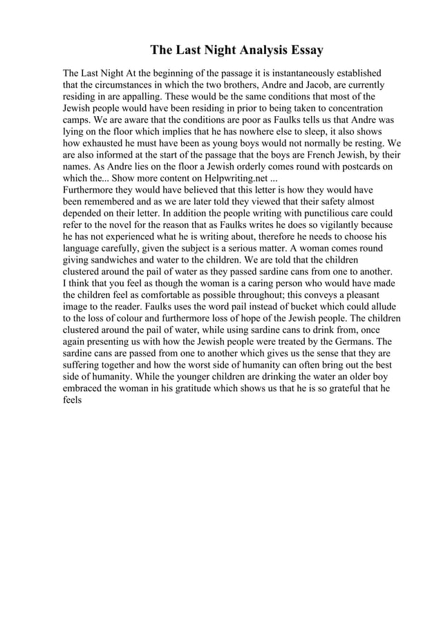 Song Analysis Essay Example | PDF