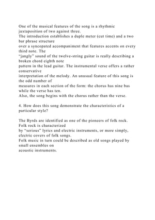 Song Analysis Worksheet Student Name Sally Seeger .docx