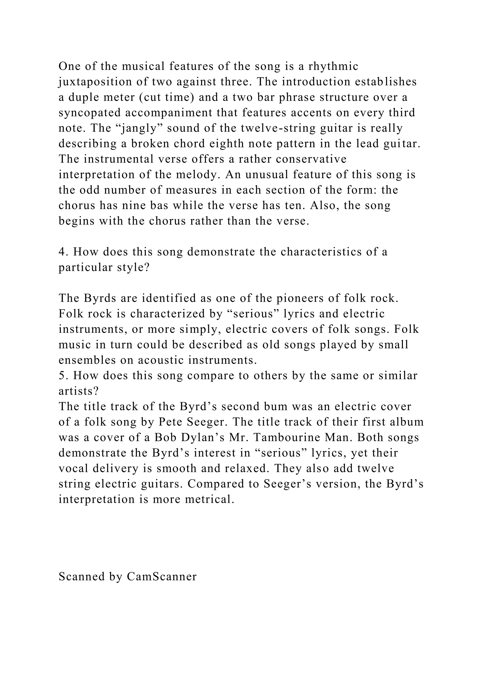 Song Analysis Worksheet Student Name Sally SeegerCour.docx