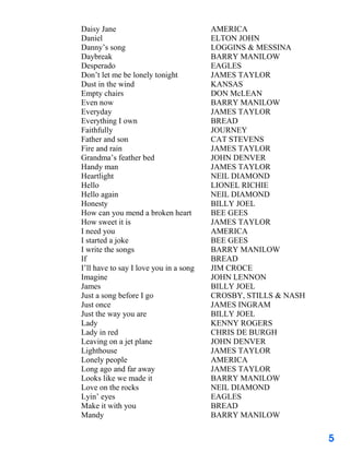 Songbook one basic engl | PDF