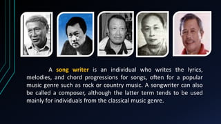 Song composers | PPT