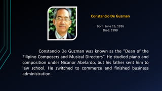 Song composers | PPT