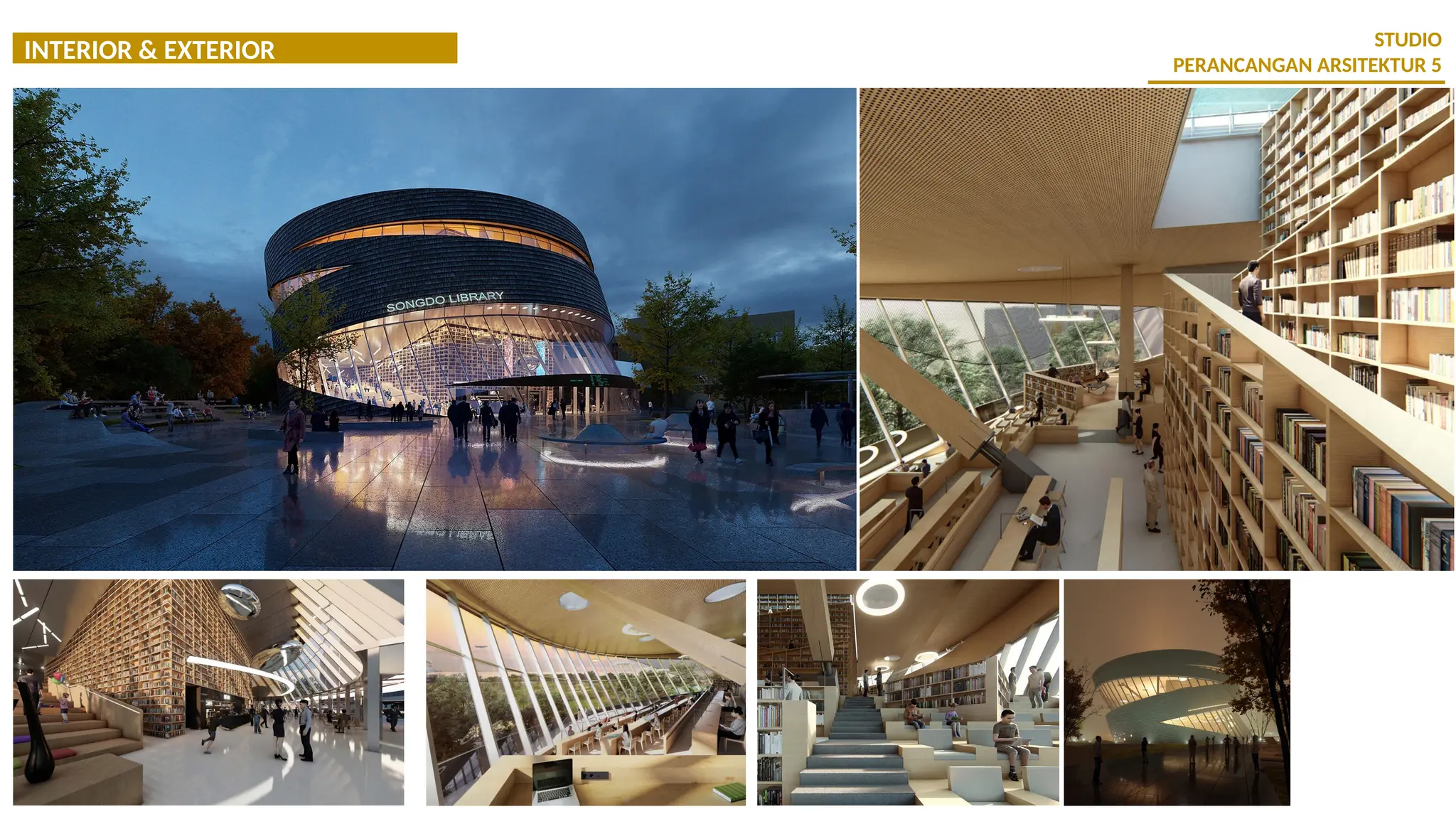 Analisa Studi Kasus Songdo Library Building Concept | PPTX