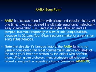 Song Formats | PPT
