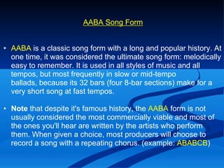 Song Formats | PPT