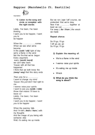 Song happiermarsh | DOCX