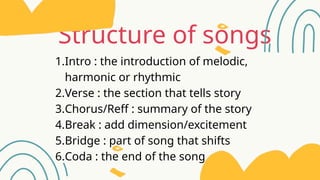 Song Interpretation or Analysis for Grade Eight | PPTX