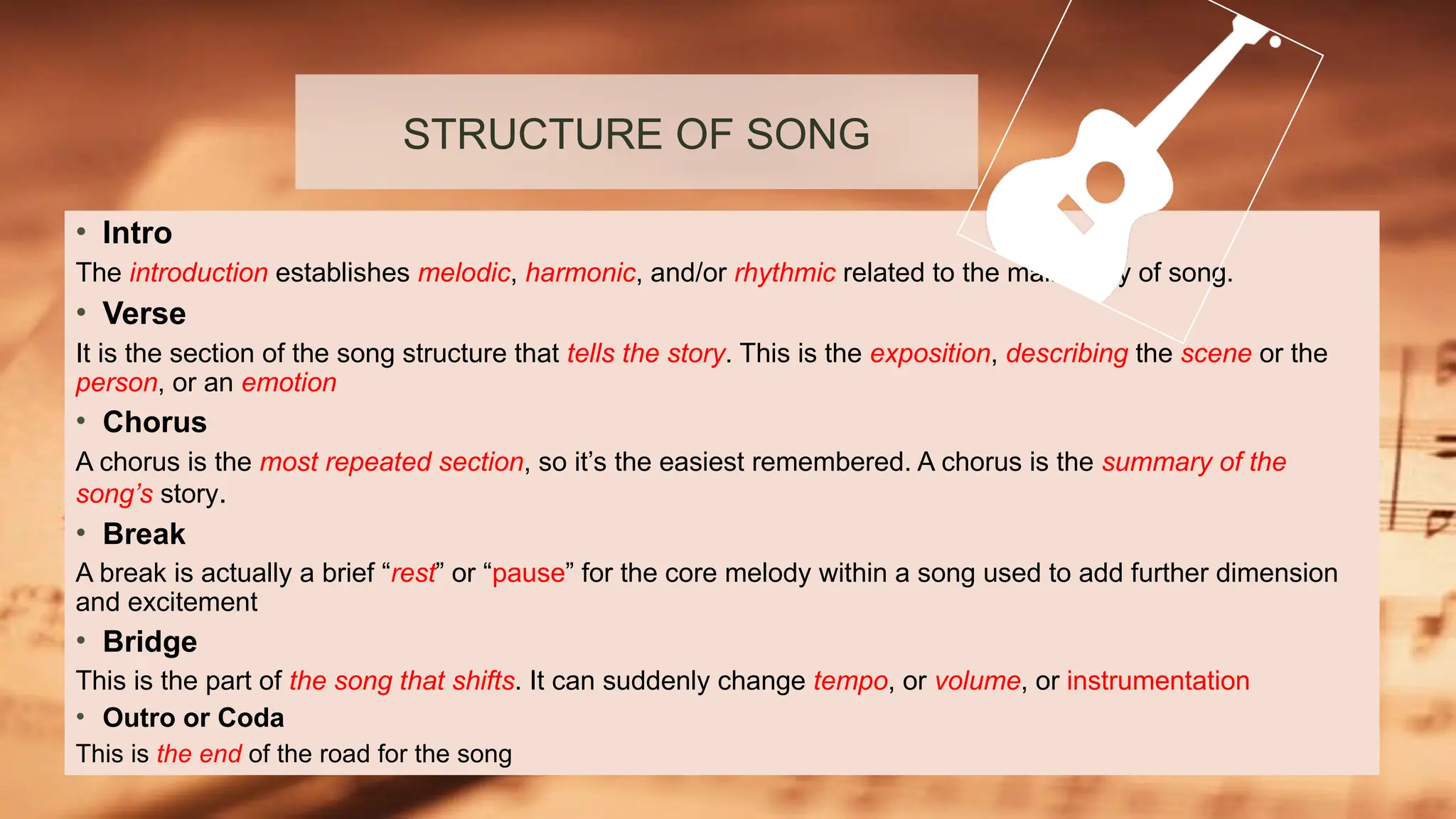 SONG (LYRICS) let's learning english .pptx