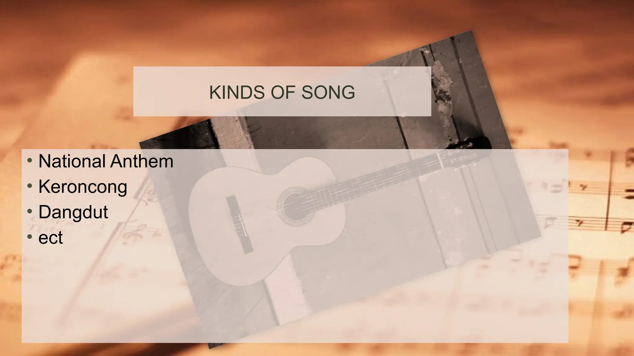 SONG (LYRICS) let's learning english .pptx