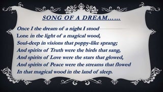 Song of a dream | PPT