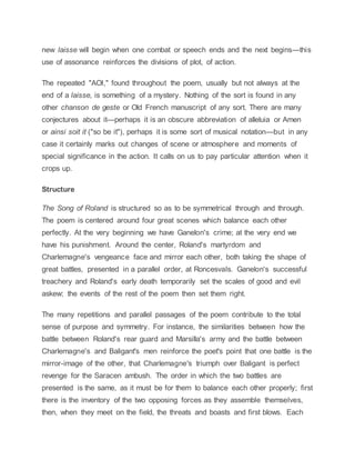 Song of roland | DOCX | Christianity | Religion & Spirituality