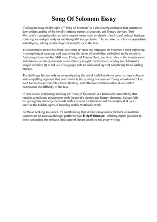 Song Of Solomon Essay.pdf