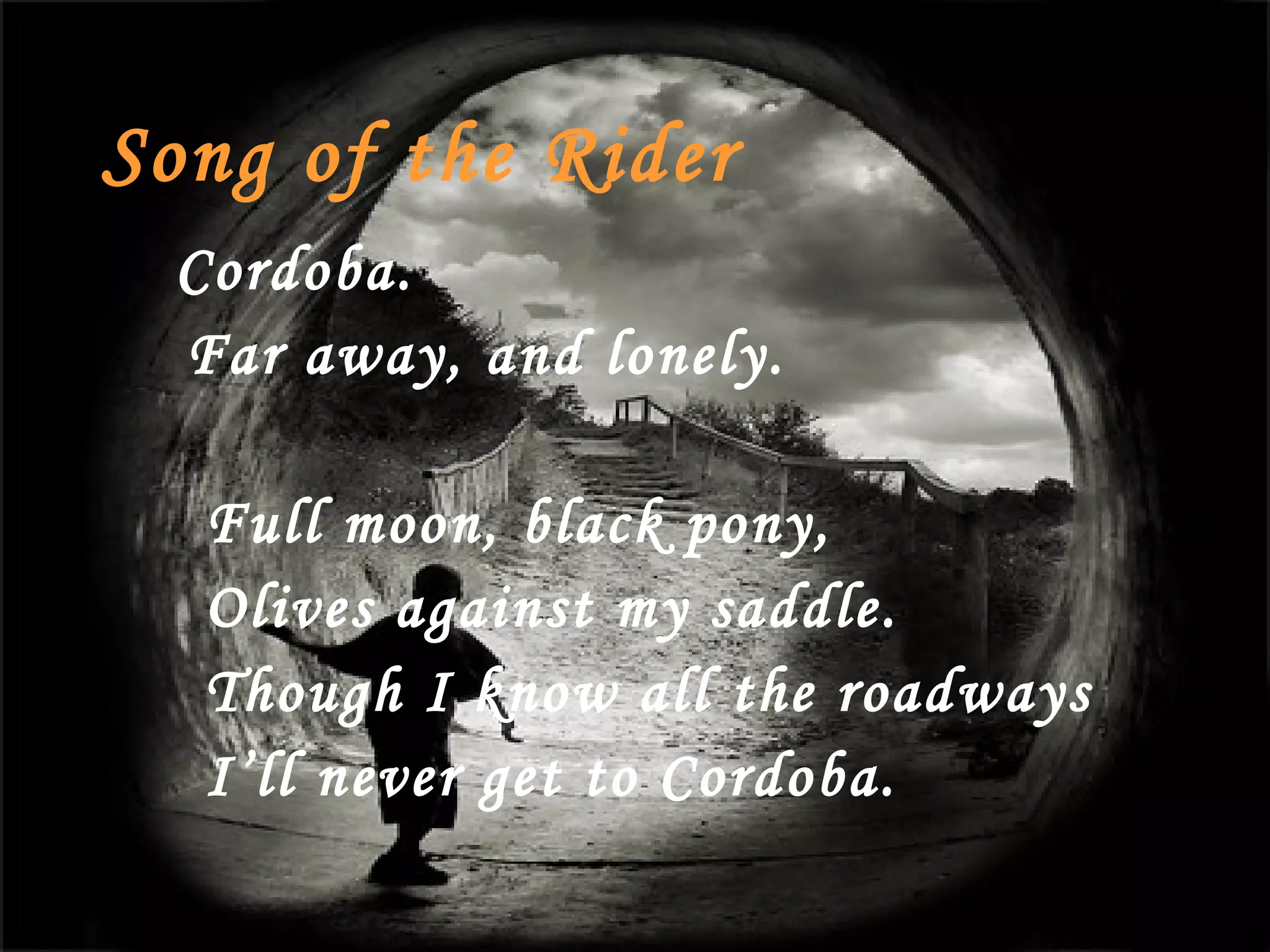 Song of The Rider | PPT