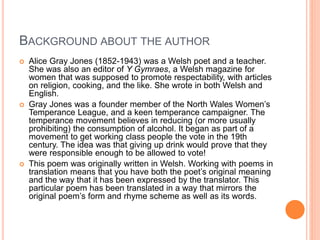 Song of the Worker's Wife: pupil presentation | PPT