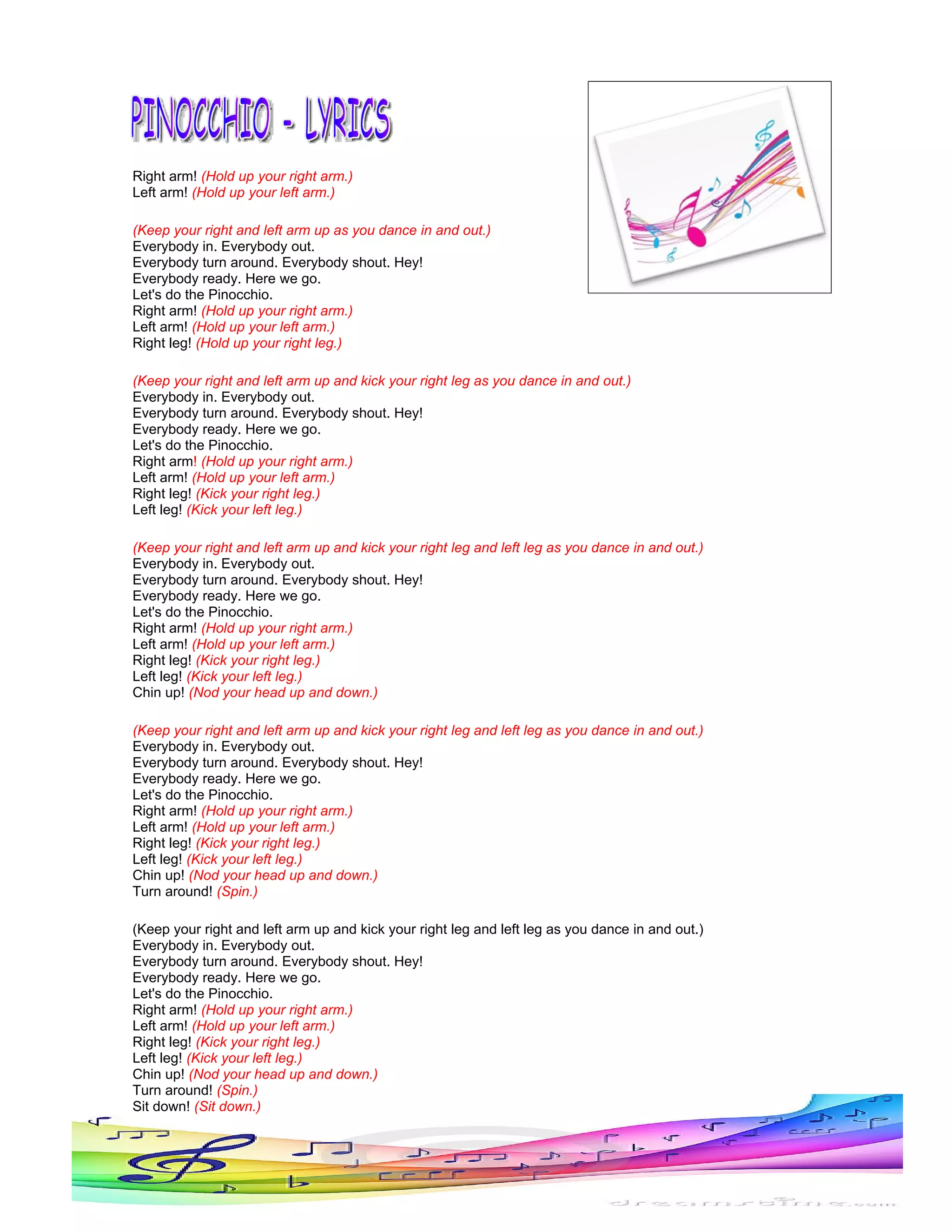 SONG PINOCCHIO | DOC