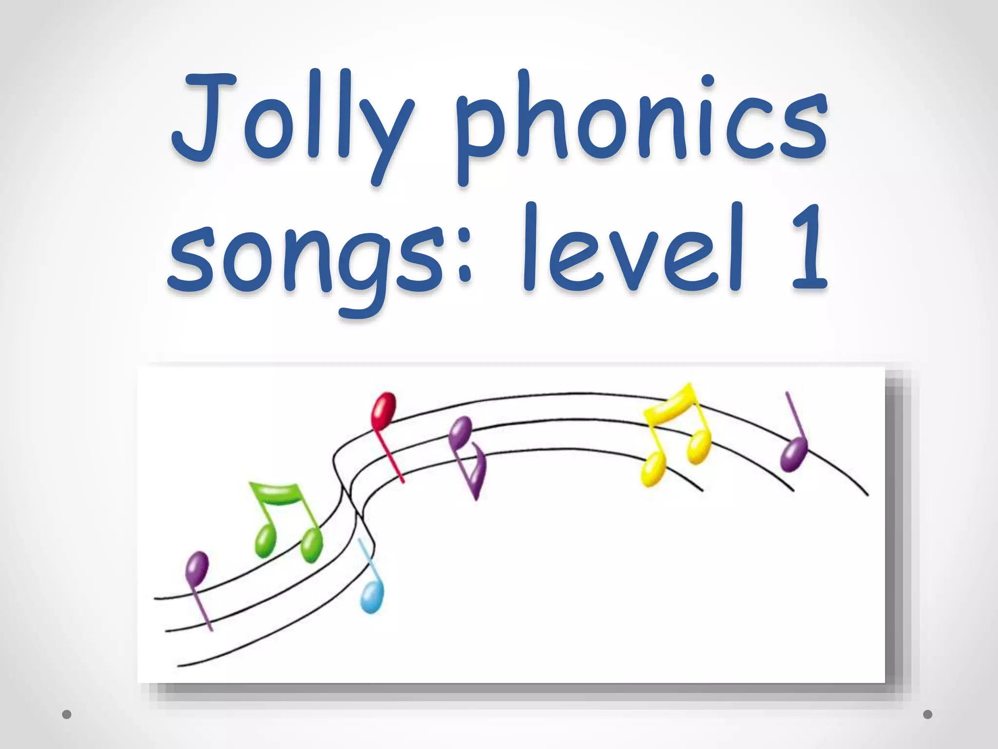 Songs level 1 | PPTX