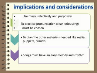 Using songs in the efl classroom | PPT