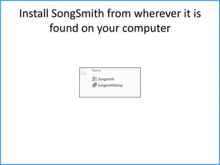 Microsoft's SongSmith and how to use it | PPTX | Digital Audio | Computer Software and Applications