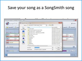 Microsoft's SongSmith and how to use it | PPTX | Digital Audio ...