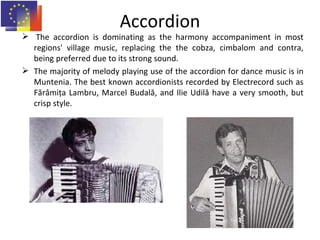 Instruments and songs Romania | PPT