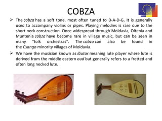 Instruments and songs Romania | PPT