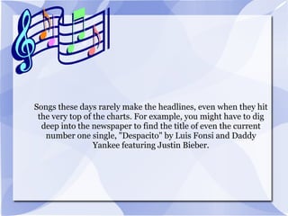 Songs that were inspired by news articles | PPT