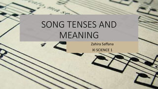 Song Lyrics Meaning and it's Tenses | PPT