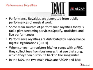Songtrust - Music Publishing Basics | PPT