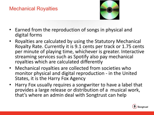 Songtrust - Music Publishing Basics | PPT