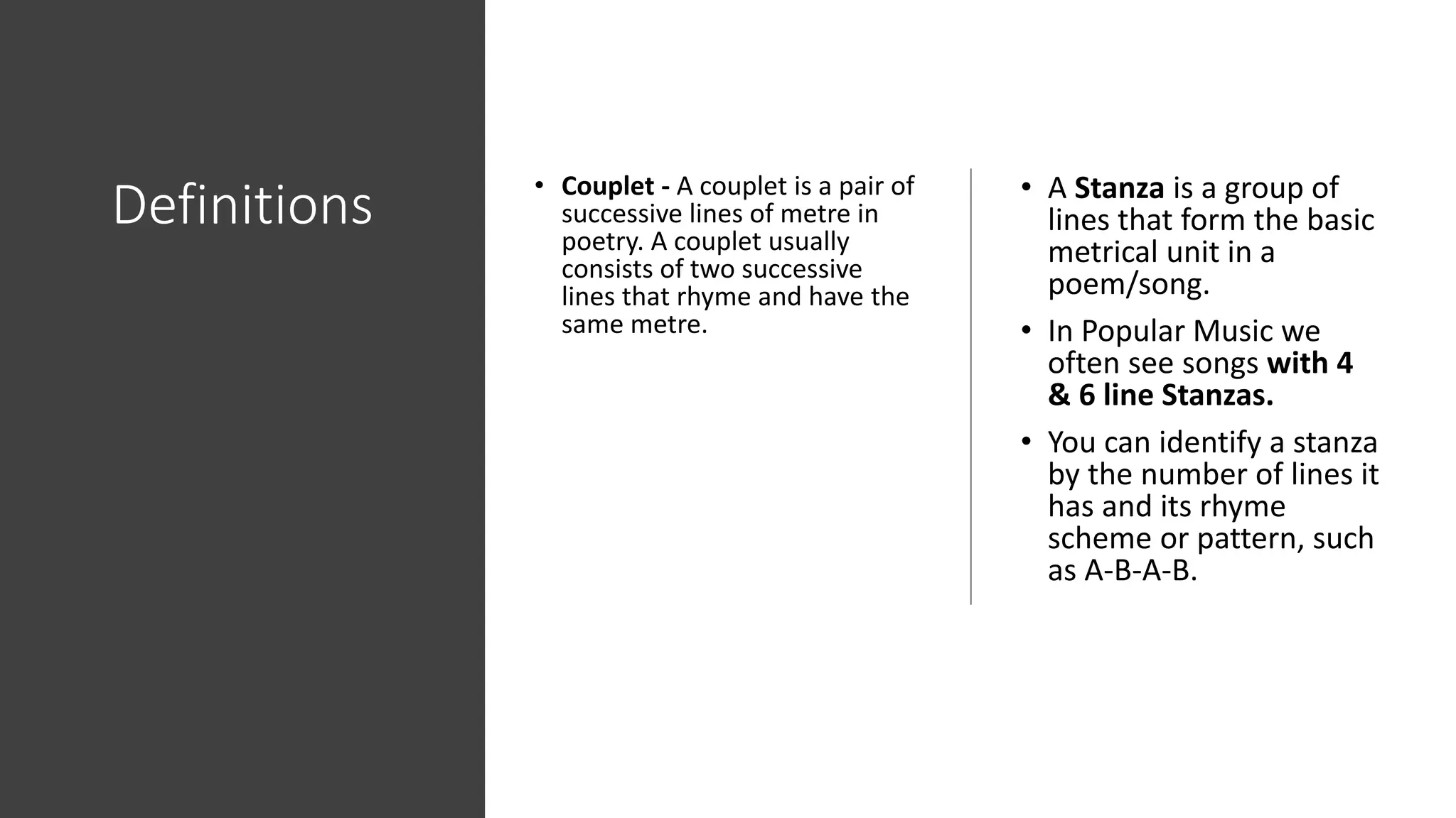 SONGWRITING4LINERHYMINGSCHEMES.pptx