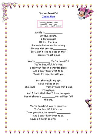 Song you are beautiful | PDF