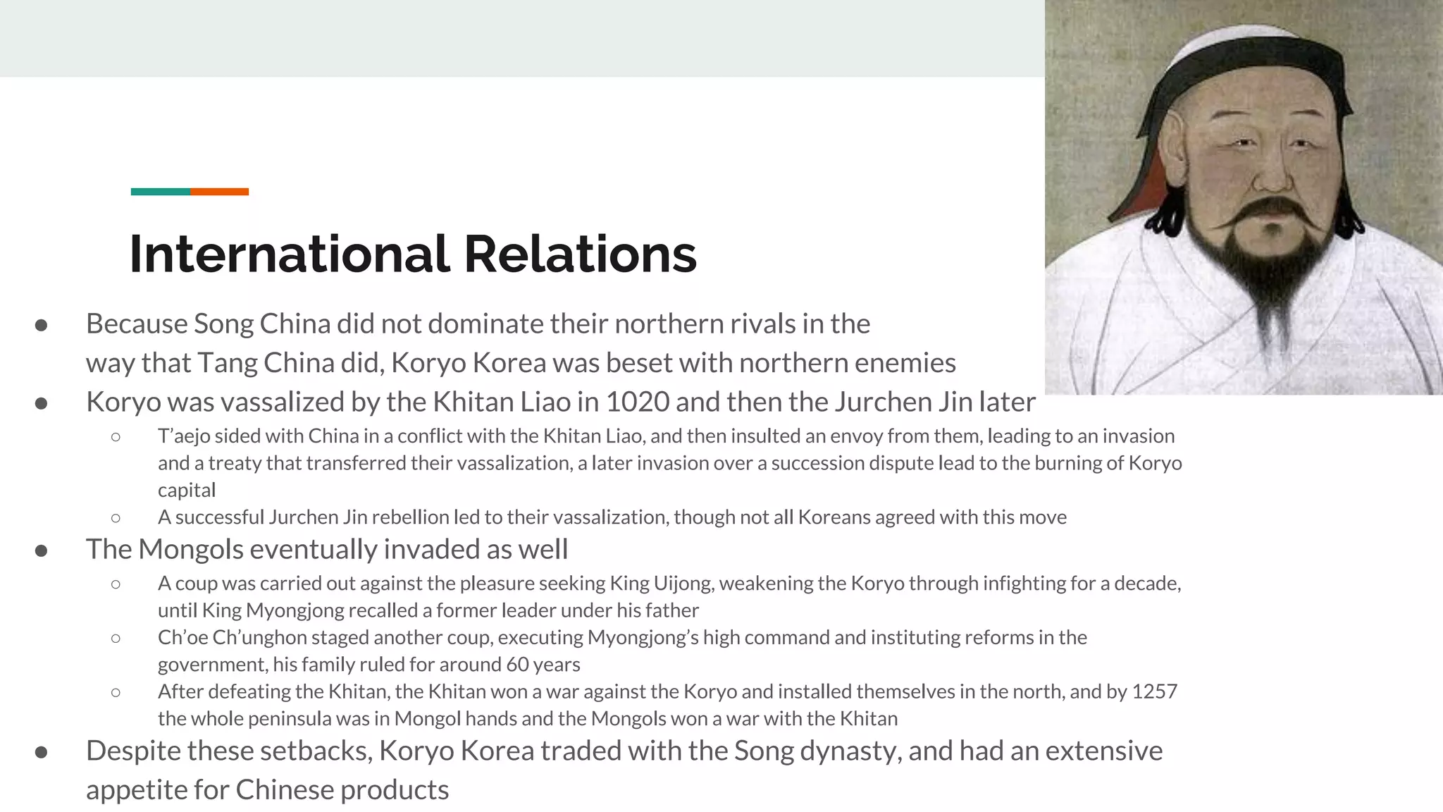 Song, yuan, and ming dynasties of china; koryo dynasty of korea, and ...