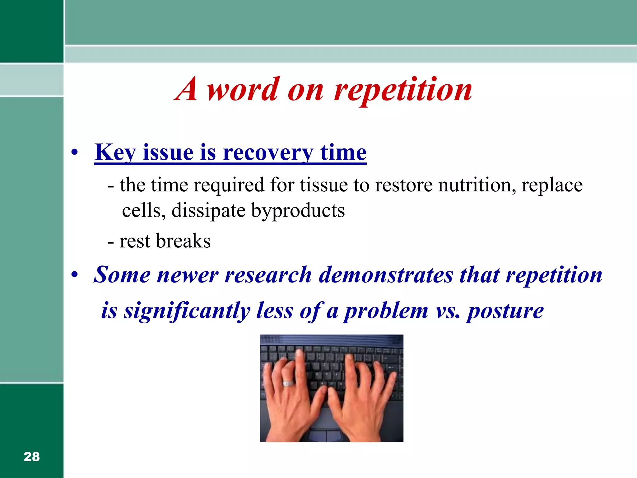 Workplace Ergonomics | PPT