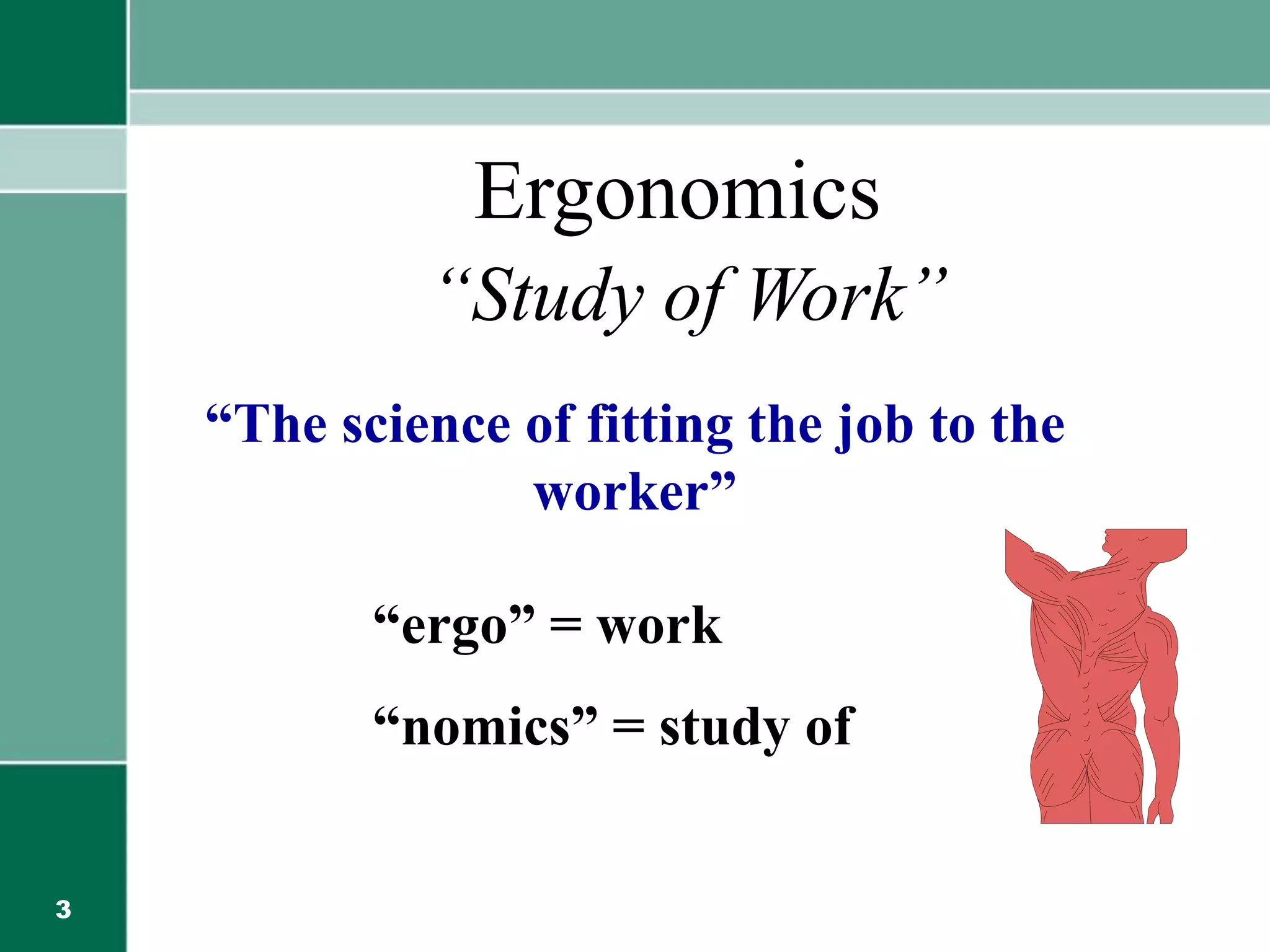 Workplace Ergonomics | PPT