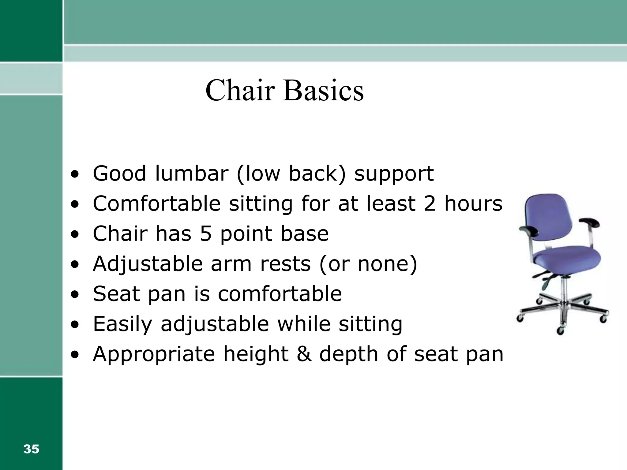 Workplace Ergonomics | PPT