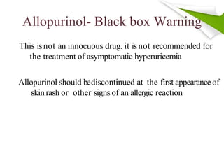 Allopurinol | PPTX