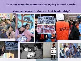 Social change leadership for collective impact: Lessons from the US | PPT