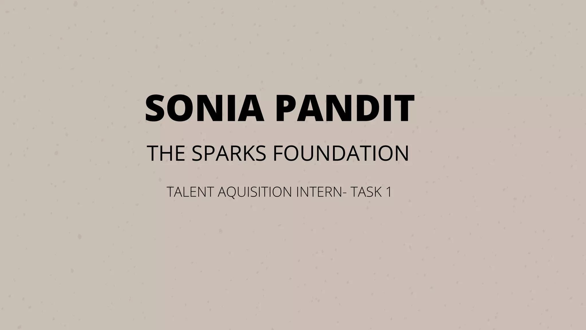 Sonia pandit | PDF