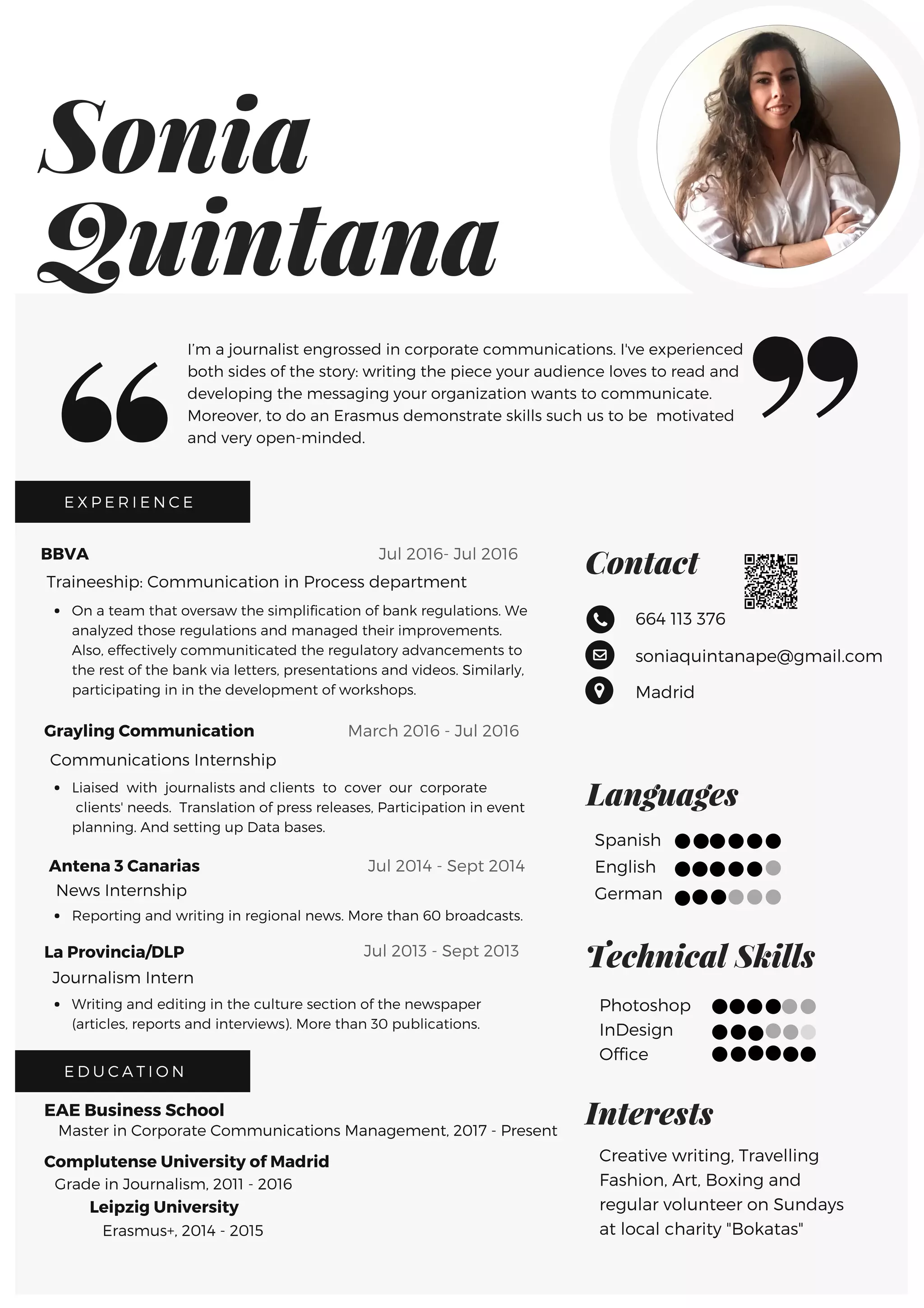 CV Sonia Quintana | PDF