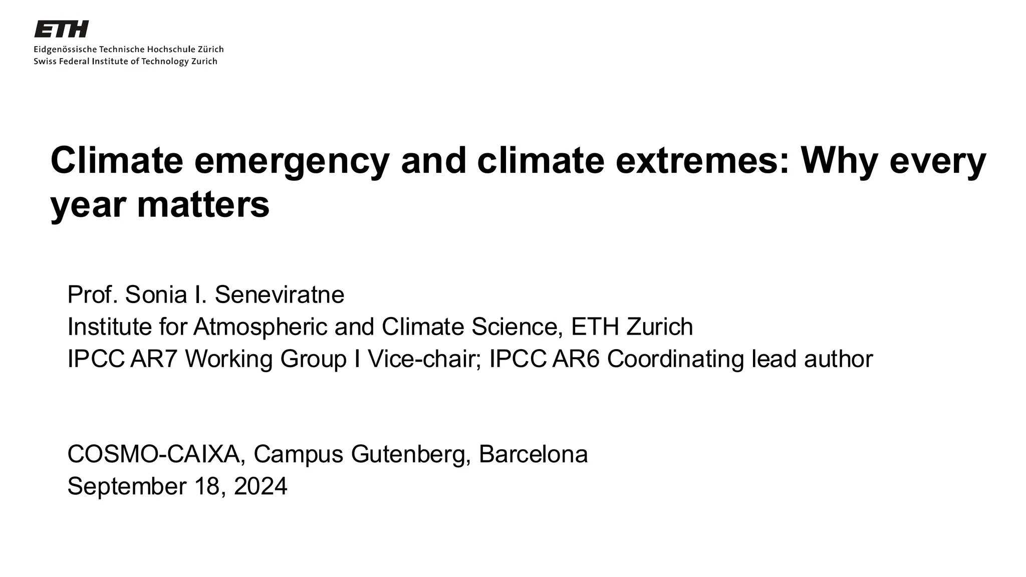 Climate emergency and climate extremes: Why every year matters | PDF