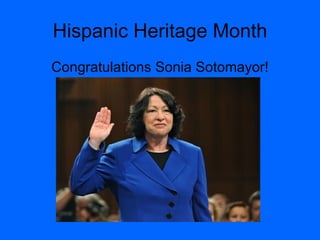 Sonia sotomayor 1 | PPT