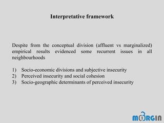 Sonia Stefanizzi and Valeria Verdolini: Perceived insecurity in ...