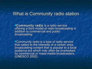 Sonia tewari.community radio | PPT