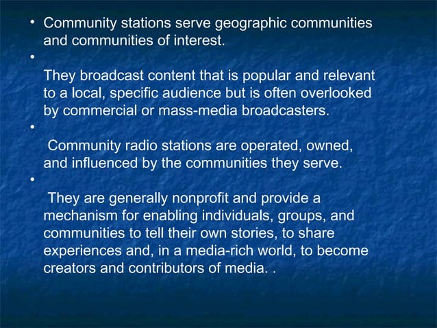 Sonia tewari.community radio | PPT