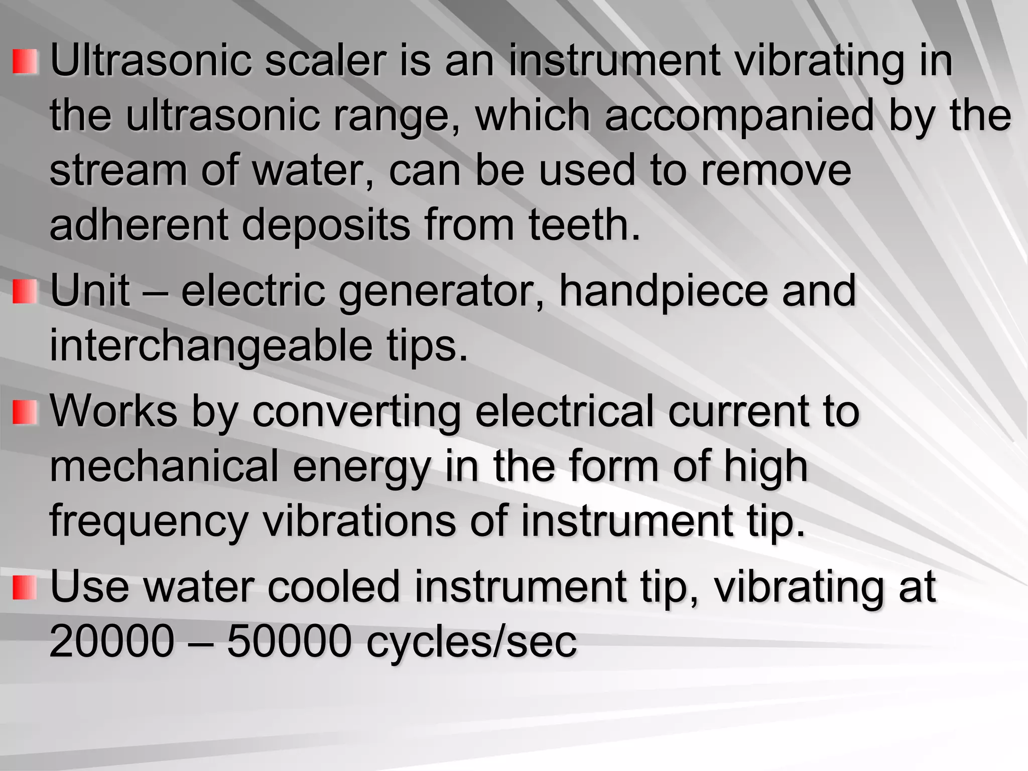 SONIC AND ULTRASONIC INSTRUMENTATION - Copy.ppt