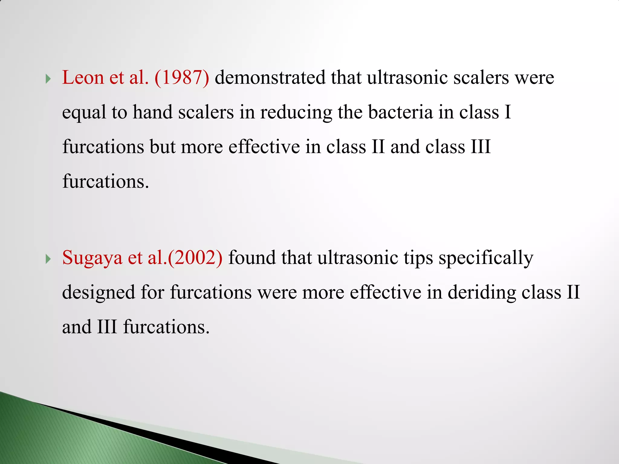 Sonic and ultrasonic scaling | PDF