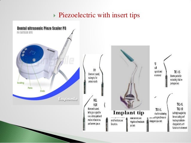 Sonic and ultrasonic scaling