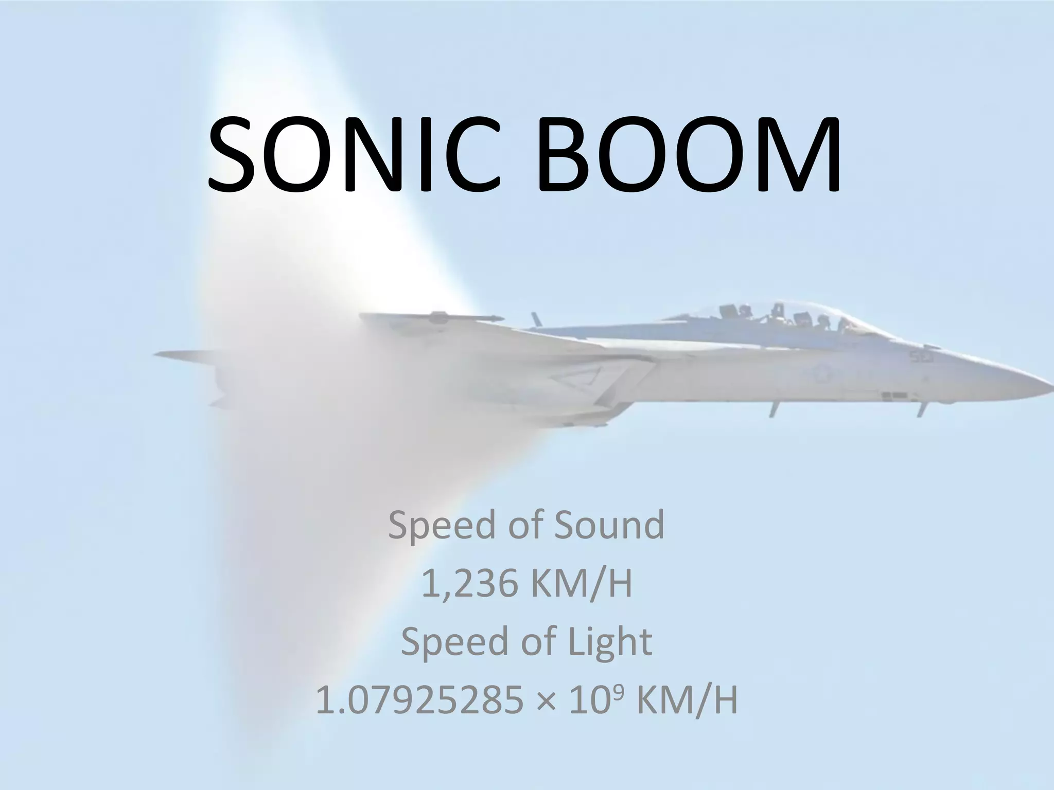 Sonic boom | PPT