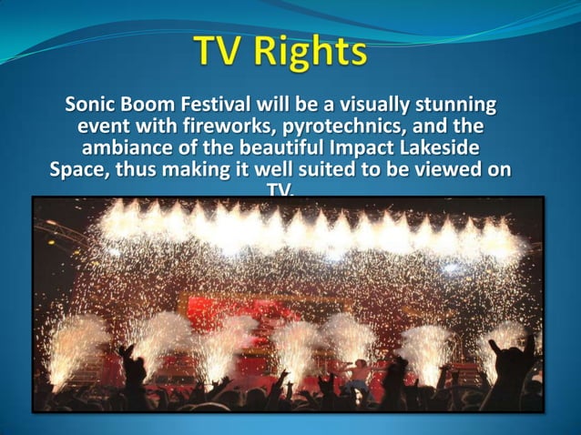 Sonic Boom Festival | PPTX
