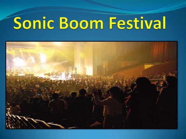 Sonic Boom Festival | PPTX